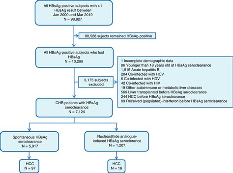 Patient Flow Chart Chb Chronic Hepatitis B Hbsag Hepatitis B