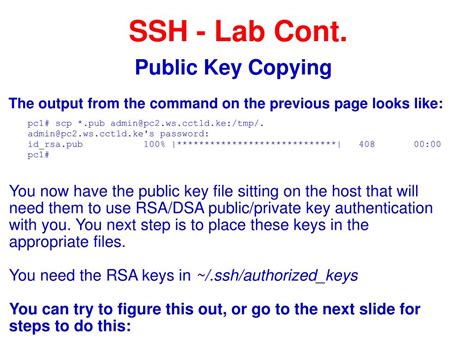 Ppt Ssh Lab Powerpoint Presentation Free Download Id6665730