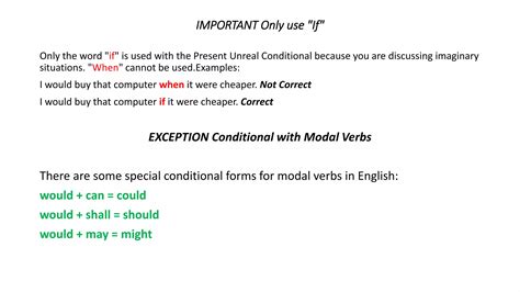 Conditional Sentences Type 2 Pptx