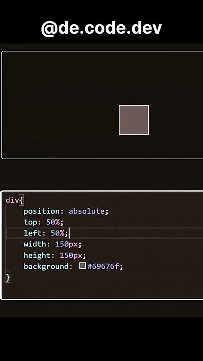 Center A Div Using Position Css Tricks Part 23 Shorts Frontend Html5 Skills Youtube