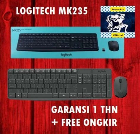 Jual Logitech Wireless Mk235 Mk 235 Mk 235 Combo Keyboard Mouse Di Seller Retail Indo