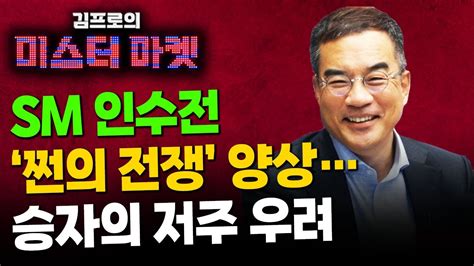 SM 인수전 쩐의 전쟁 양상 승자의 저주 우려 미스터 마켓 YouTube