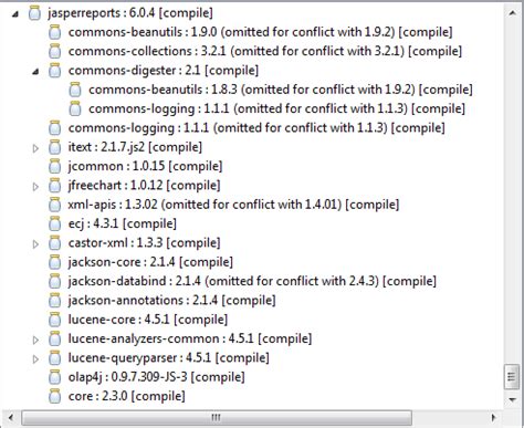 Java Build Issue In Maven Project On Adding Jasper Report Dependency