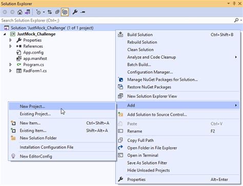 Justmock Telerik Winforms Radgridview