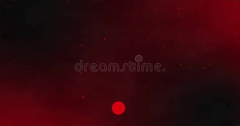 Animation Of Glowing Spots Of Light Moving On Dark Background Stock