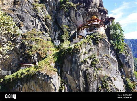 The Final Approach Up The Mountainside To The Tigers Nest Monastery