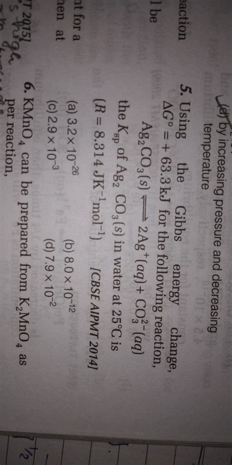 Chemical Equilibrium Sarthaks Econnect Largest Online Education Community