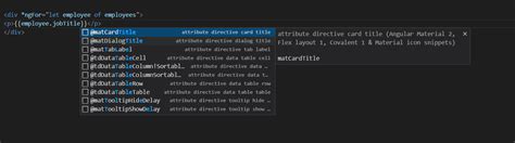 Angular Make Visual Studio Code Autocomplete Property Html Stack