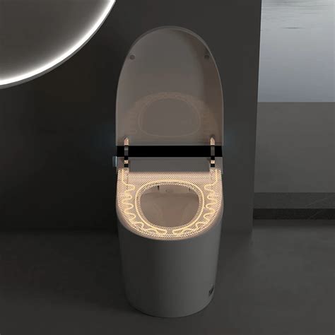 간단한 바닥 장착 Wc 지능형 화장실 비데 위생 웨어 욕실 전기 자동 화장실 그릇 탱크리스 스마트 화장실 중국 간단한 바닥 장착 Wc 지능형 화장실 비데 위생 유리 욕실