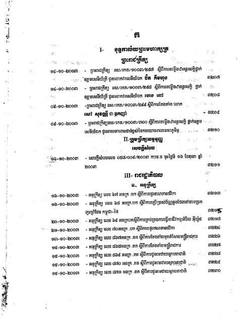 រាជកិច្ច ឆ្នាំទី០៣ លេខ៣៨ ៣៩ ថ្ងៃទី២៣ ខែតុលា ឆ្នាំ២០០៣ Pdf