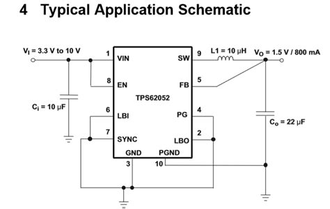 Tps62051 6v To 3 3v 800ma But The Output Is 0v Power Management Forum Power Management