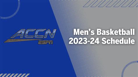 Acc Network To Feature More Than 100 Mens College Basketball Games