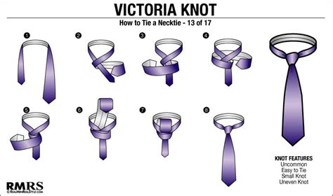 How To Tie The Victoria Knot Medium Size Necktie Knots Of 2025