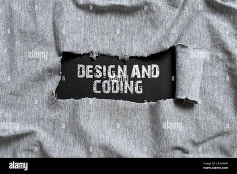 Text Sign Showing Design And Coding Business Overview HTML And