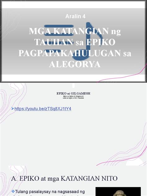 Mga Katangian Ng Tauhan Sa Epiko Pdf