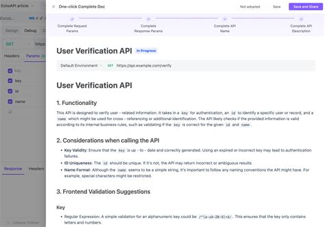 Effortless Api Documentation Echoapi Ai High Quality Docs In Seconds