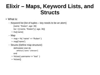 Elixir Basics PPT
