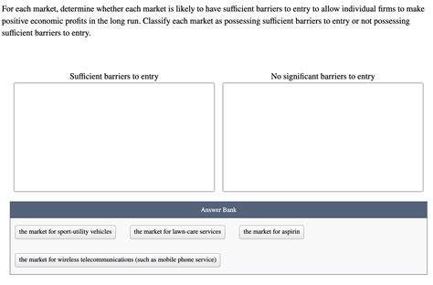 Solved For Each Market Determine Whether Each Market Is Chegg Com
