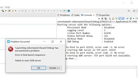 关于stm32cubeide无法正常启动gdb服务端的解决办法 编程中国的博客