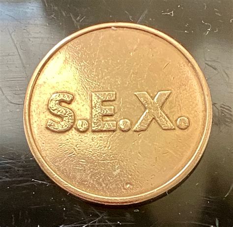 Vintage Sex Coin Adult Peep Show Token Etsy