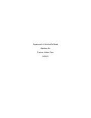 Experiment Kirchhoff S Rules Lab Report Pdf Experiment Kirchhoff S Rules Matthew Ho