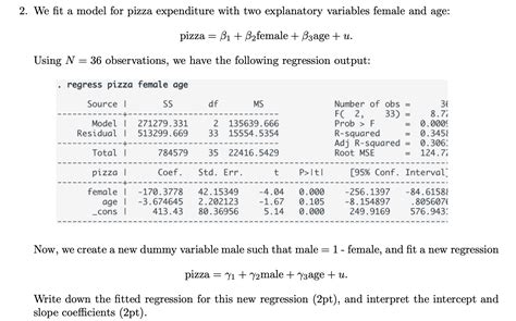 Solved ANSWER where male 1female then we would expectˆγ1 Chegg com