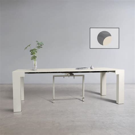 Extendable Console Dining Table Transform Table Space Saving Furniture Furniture And Home