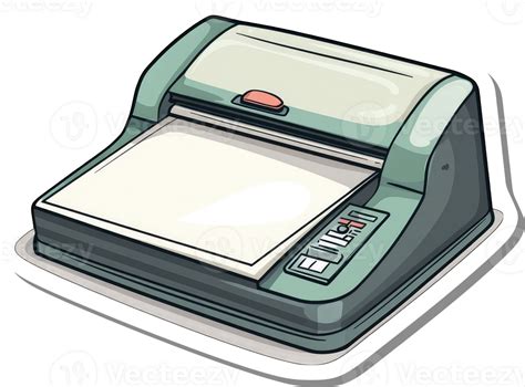 Retro Style Laminator Machine Illustration Design 55492671 Png