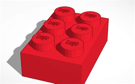 3d Design Lego Brick Tinkercad