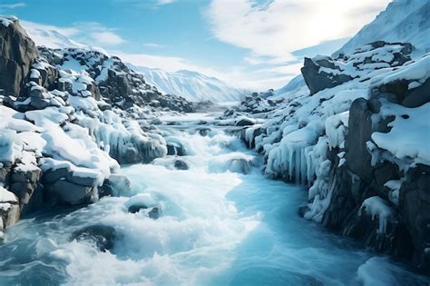 Premium Photo Photo Of Water Conservation Campaign Cool Blues And Aqua Tones Flowin