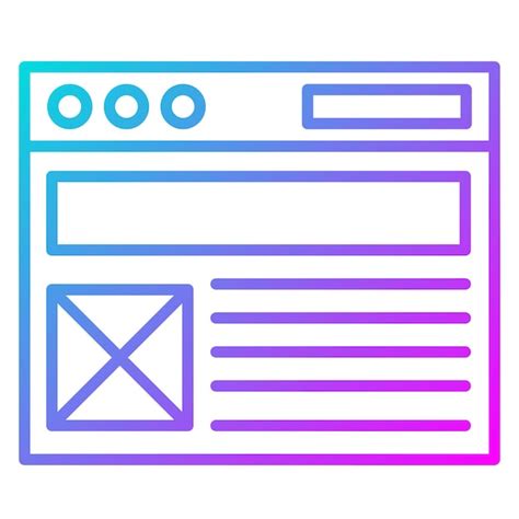 Premium Vector Web Layout Vector Icon Can Be Used For Coding And Development Iconset