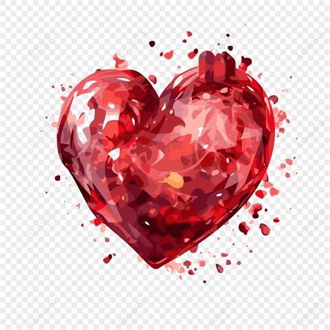 투명 투명한 배경 심장클립 아트만화상표 Png 일러스트 무료 다운로드 Lovepik