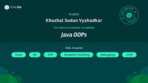 Khushal Vyahadkar On Linkedin Learnbydoing Learnbydoing Criodo Softwaredevelopment Upskill