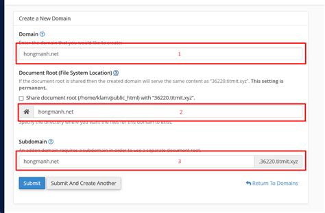 Hướng Dẫn Thêm Tên Miền Vào Hosting Cpanel Nhân Hòa Nhan Hoa Knowledgebase