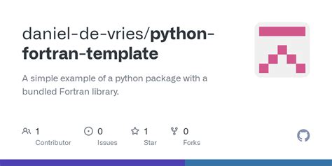 Github Daniel De Vries Python Fortran Template A Simple Example Of A