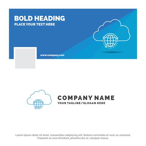 Blue Business Logo Template For Network City Globe Hub