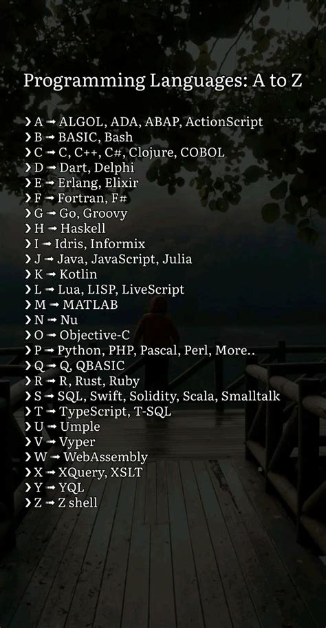 Programming Languages A To Z Rohan Jha