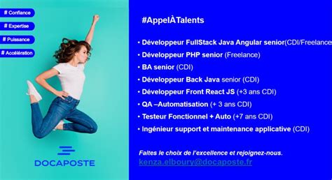 Docaposte Candidature Docaposte Maroc Freelance Cdi Docaposte Maroc