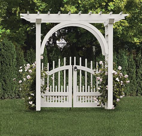 Building A Garden Arbor With Gate Garden Design Ideas