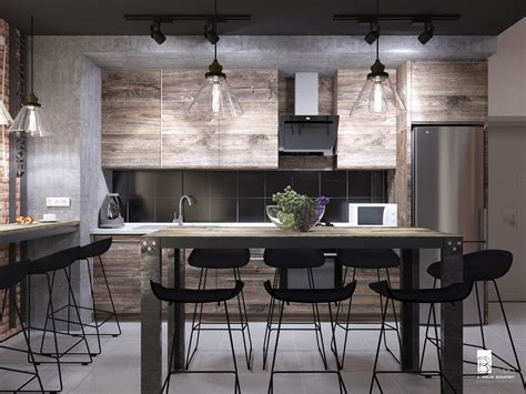 Кухня в стиле Лофт. Нюансы для оформления Loft кухни
