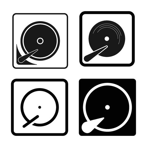 Hard Disk Drive Hardware HDD Storage Icon Vector Vector Art At Vecteezy