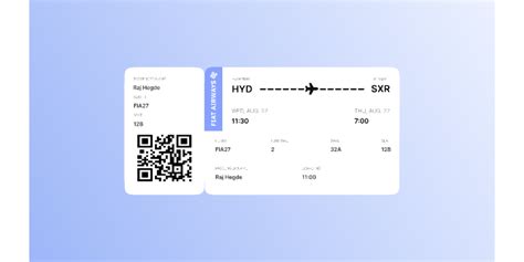 Boarding Pass Figma