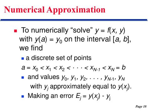 Ppt Chap 2 Numerical Methods For First Order Differential Equations Powerpoint Presentation