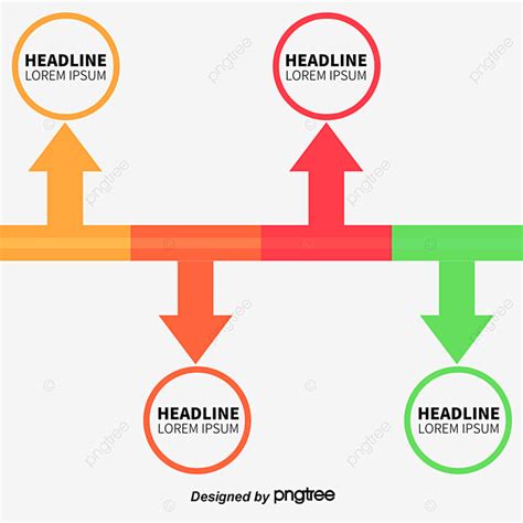 벡터 화살표 프로세스형 그래프 절차 창의 기하학 비즈니스 Png 일러스트 및 Psd 이미지 무료 다운로드 Pngtree