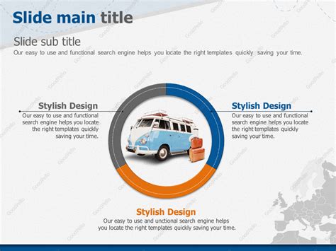 유럽 여행 자동차 피피티 템플릿 고퀄리티 프레젠테이션 템플릿 굿펠로