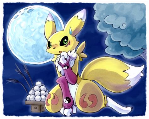 Renamon Digimon And 1 More Drawn By Moriguru77 Danbooru