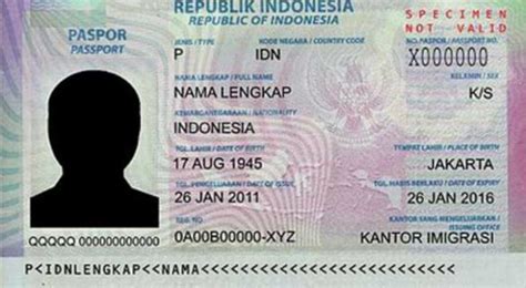 New Indonesian Passports Have Signature Columns