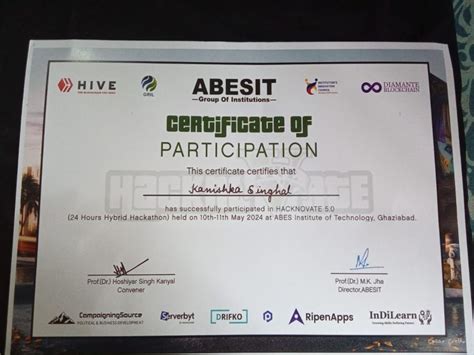 Kanishka Singhal On Linkedin Hakanovate5 Innovation Hackathon Hive