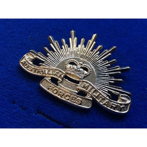 Anodised Rising Sun Slouch Hat Badge By Decimal Tooling Gradia Military Insignia
