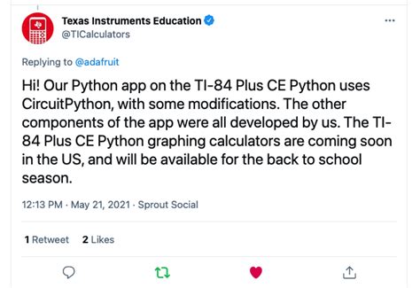 Python Snakes Its Way To The TI Plus CE Python Graphing Calculator By Texas Instruments Runs